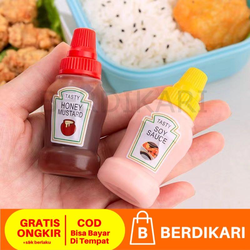 Jual BD Botol Saus Bento isi 1 buah / Botol Saos Tomat Sambal Anak ...