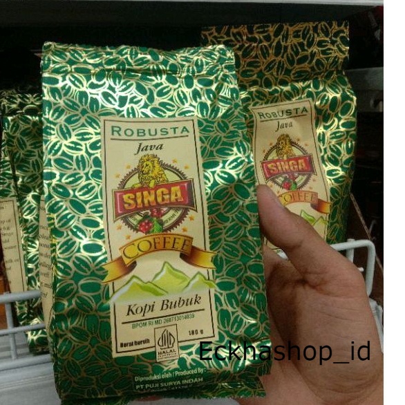 Jual Kopi Robusta Singa / Kopi Bubuk Robusta 180g | Shopee Indonesia