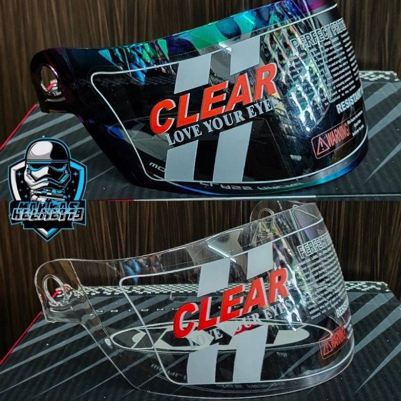 Jual KACA HELM VISOR KYT 805, INK CL26, CL25, CL 26, CL 25 Pelangi ...