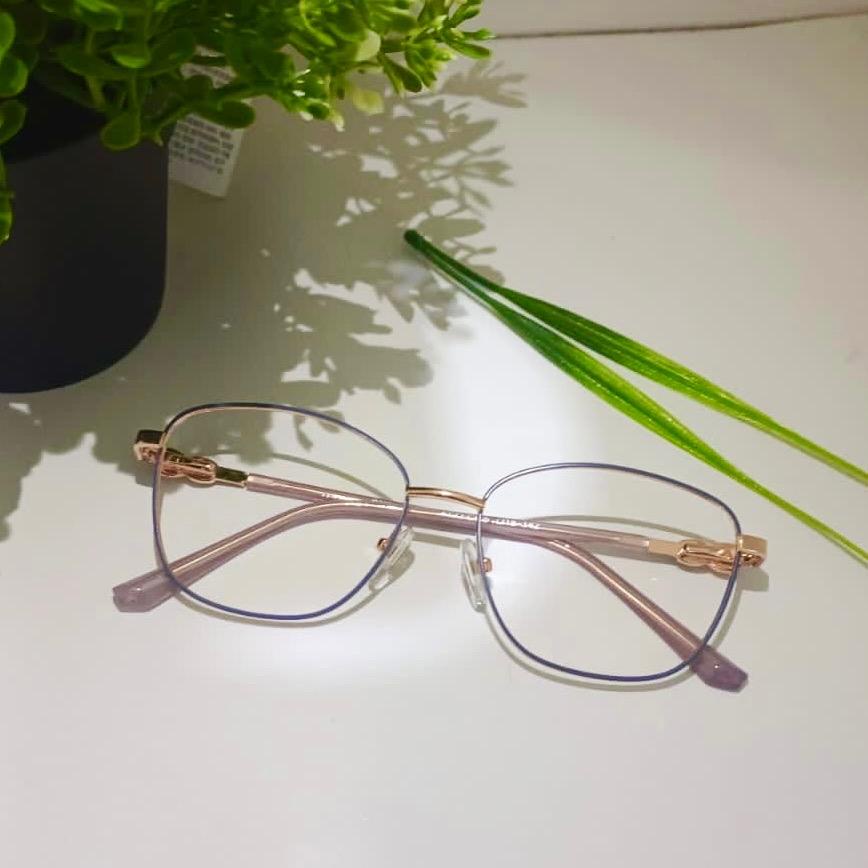 Jual New arrival kacamata wanita besi 8122 Frame besi Lensa Blueray ...