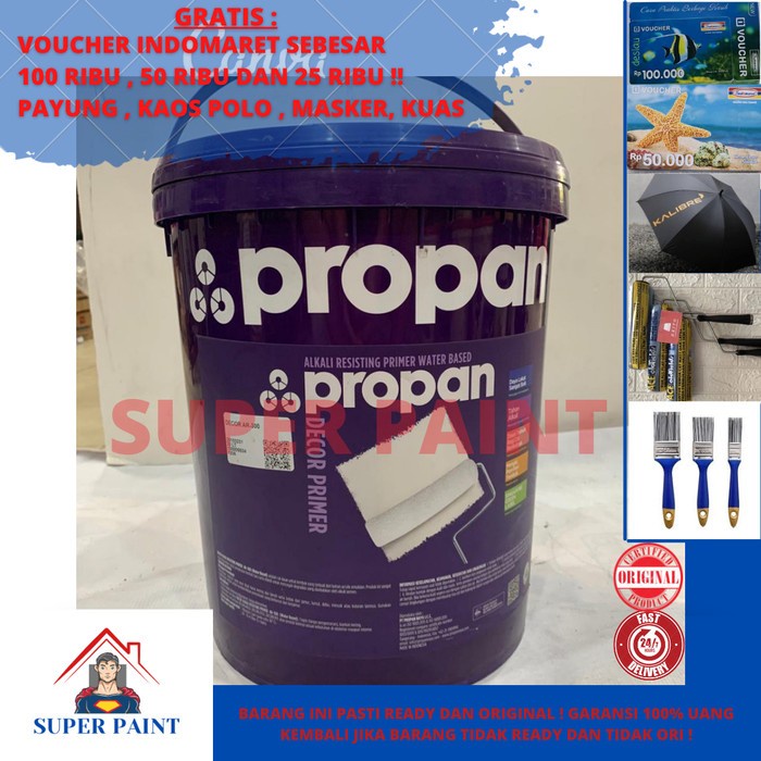 Jual CAT DASAR PREMIUM PROPAN DECOR PRIMER AR-300 2.5L GALON | Shopee ...