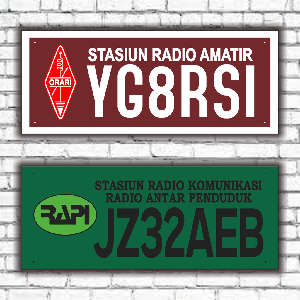 Jual PAPAN CALLSIGN RAPI/ORARI - AKRILIK - STANDAR 50 x 20 CM | Shopee ...