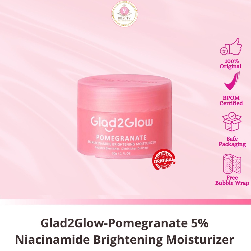 Jual Yf Beauty Glad2glow Pomegranate 5 Niacinamide Brightening