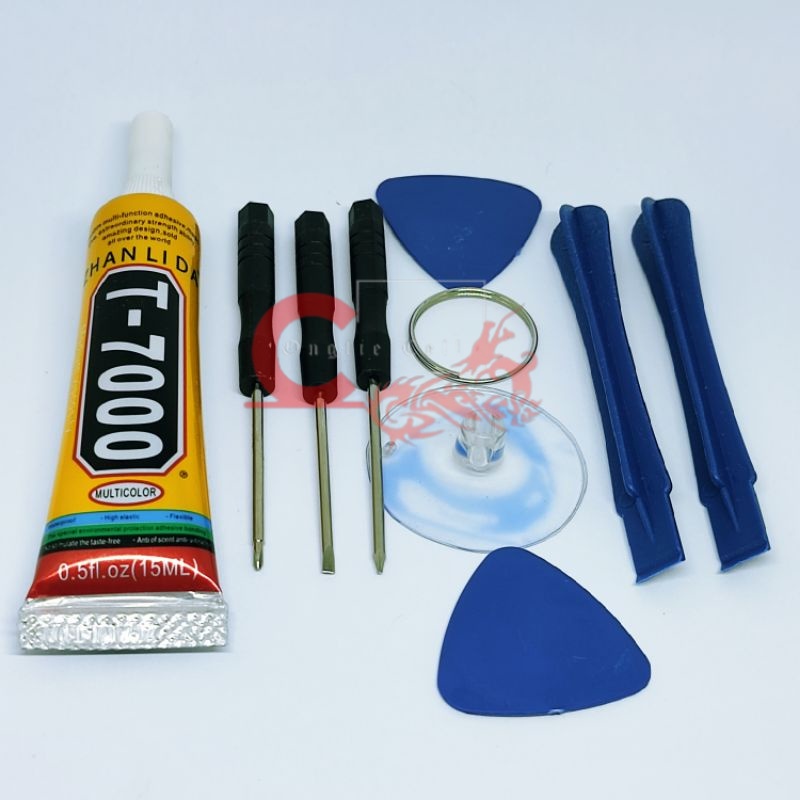 Jual ALAT TOOLS Obeng Hp Set 8 In 1 Alat Perbaikan Ponsel 1 Set + Lem b7000 15mL + Lem B700 3mL ...