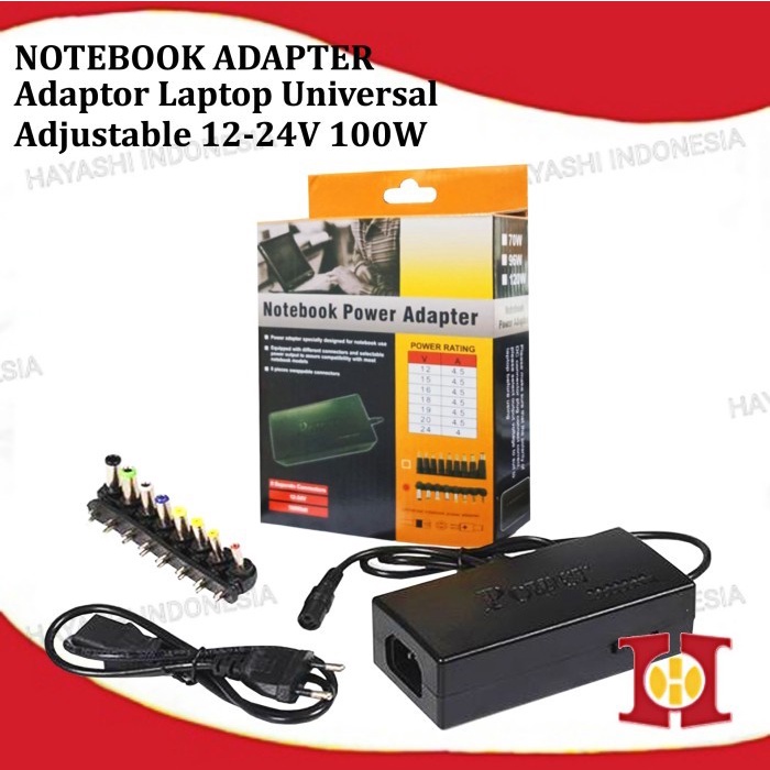 Jual Adaptor Charger Casan Laptop Notebook Universal Power Adapter 12-24W | Shopee Indonesia
