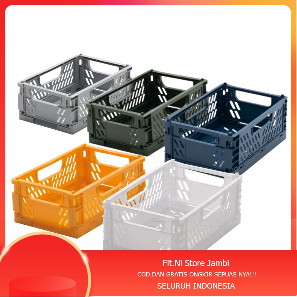 Jual Keranjang Mini Lipat Serbaguna / Kotak Penyimpanan Aksesoris ...