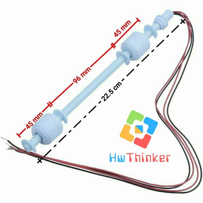 Jual Double Float Dual Ball Switch Water Sensor Level Air for Arduino ...