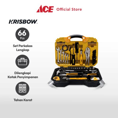 Jual Krisbow Set 66 Pcs Perkakas Mekanik Set Alat Perkakas Pertukangan ...