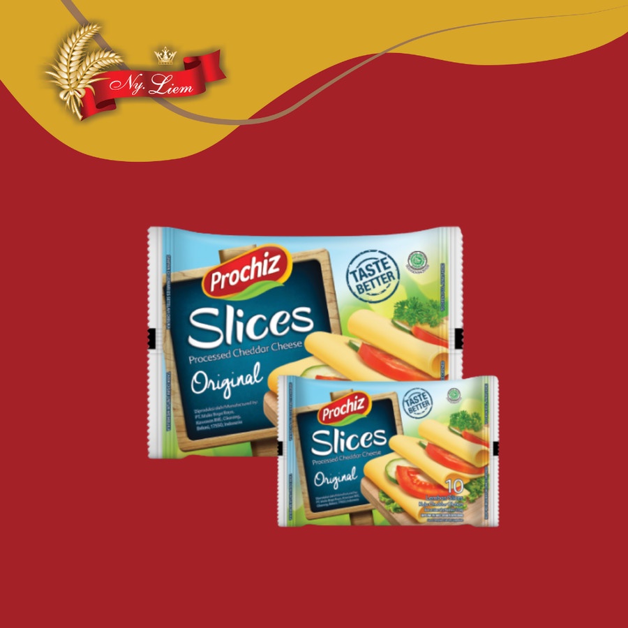 Jual PROCHIZ Sliced Processed Cheddar Cheese isi 10 Lembar New ...