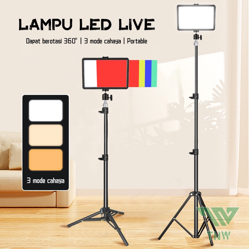 Jual COD TNW Lampu Fotografi Lampu LED Video Light Ringlight Lampu Foto ...