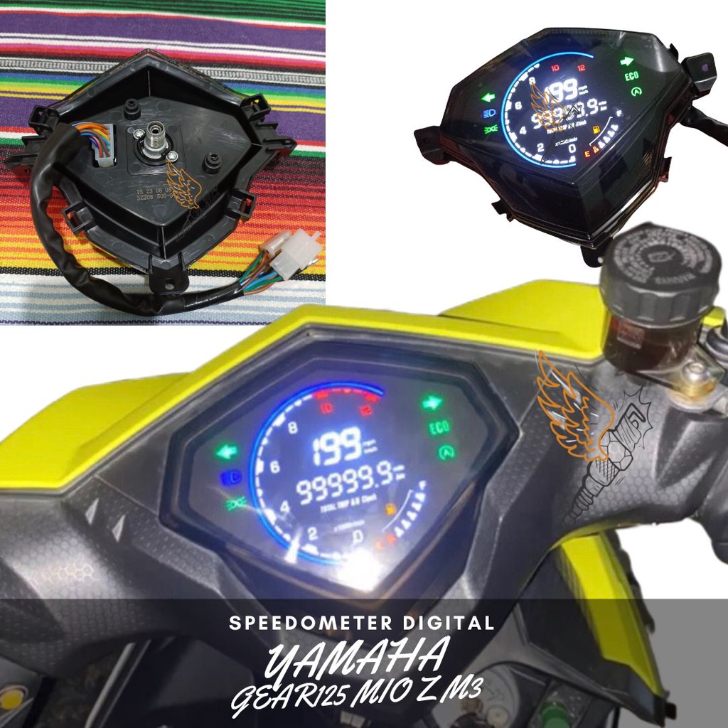 Jual Speedometer Spido Kilometer Digital YAMAHA GEAR Mio125 Mio i125 ...