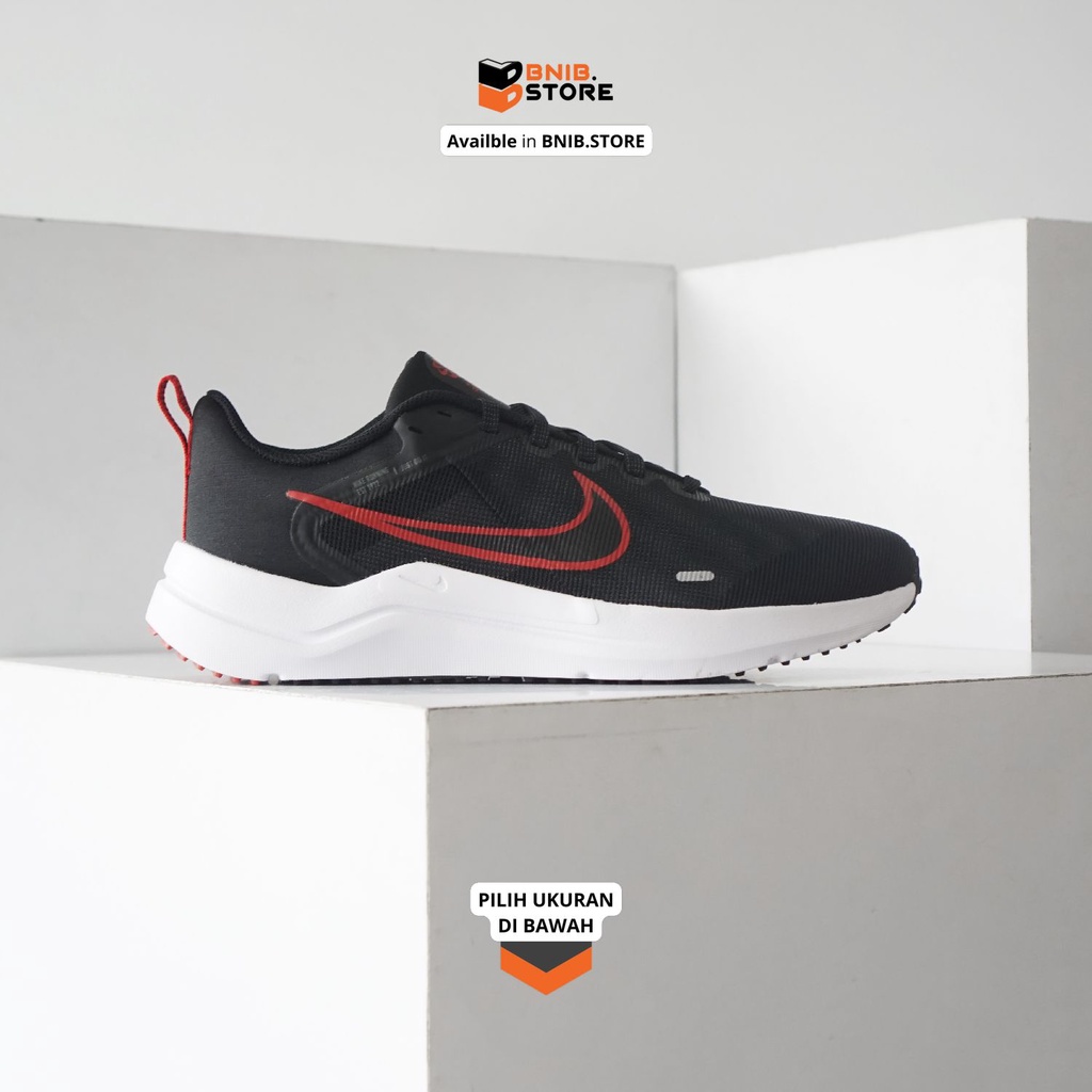 Jual Sepatu NIKE Downshifter 12 Black Red [DD9293 003] Original BNIB ...
