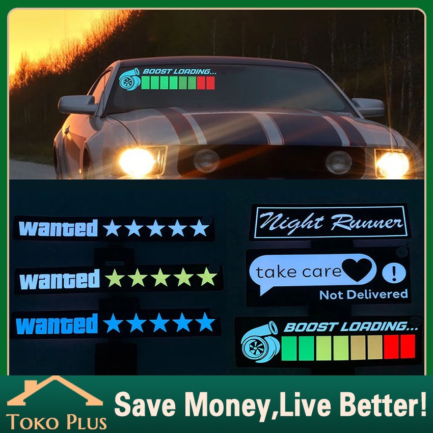 Jual Stiker windshield LED Mobil Car EL Sticker LED Elektrik JDM ...