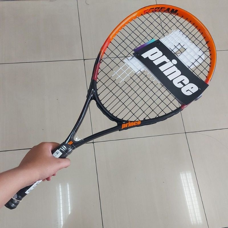 Jual RAKET TENIS PRINCE SCREAM 110 ORANGE BLACK ( 110/288GR ) ORIGINAL ...