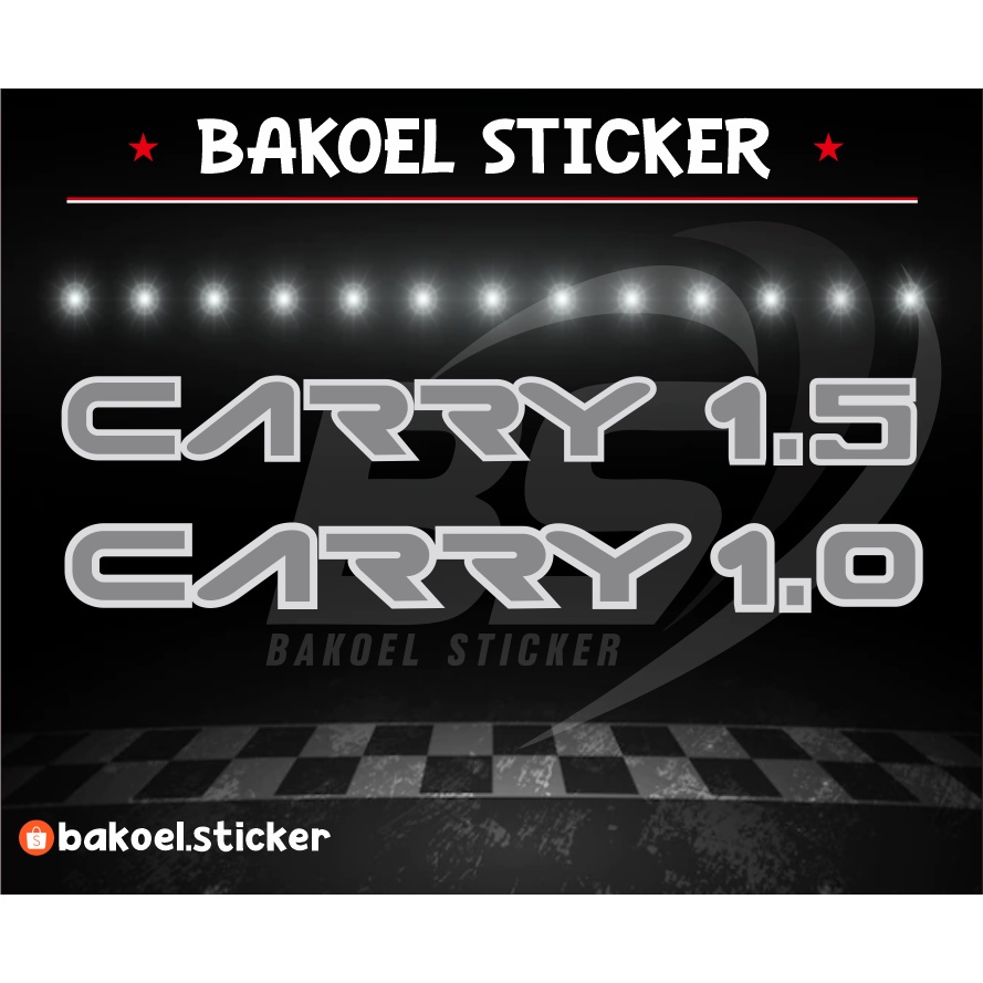 Jual sticker Carry 1.0 / 1.5 untuk pintu depan | cutting sticker ...