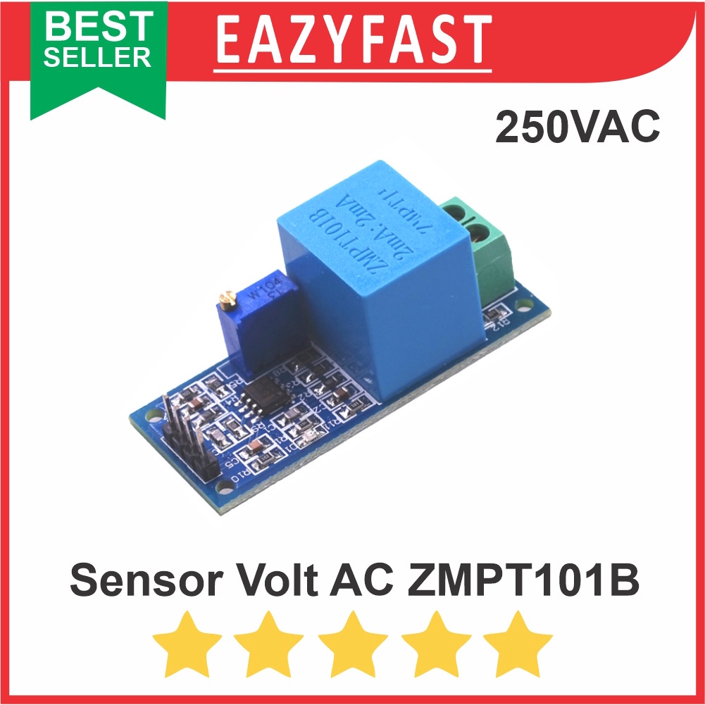 Jual ZMPT101B AC Voltage Sensor Tegangan Listrik PLN 220V 250V Single ...