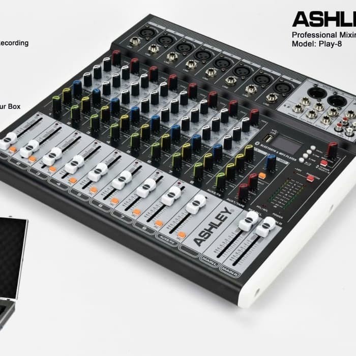 Jual Mixer 8 Channel Ashley Play-8 Koper Aluminium Usb Bluetooh Baru ...