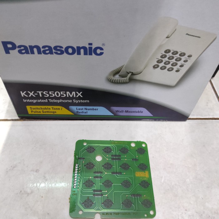 Jual MODUL KEYPAD PANASONIC KX-TS 505MX TELEPON TELPON 505 MX BARU ORI ...