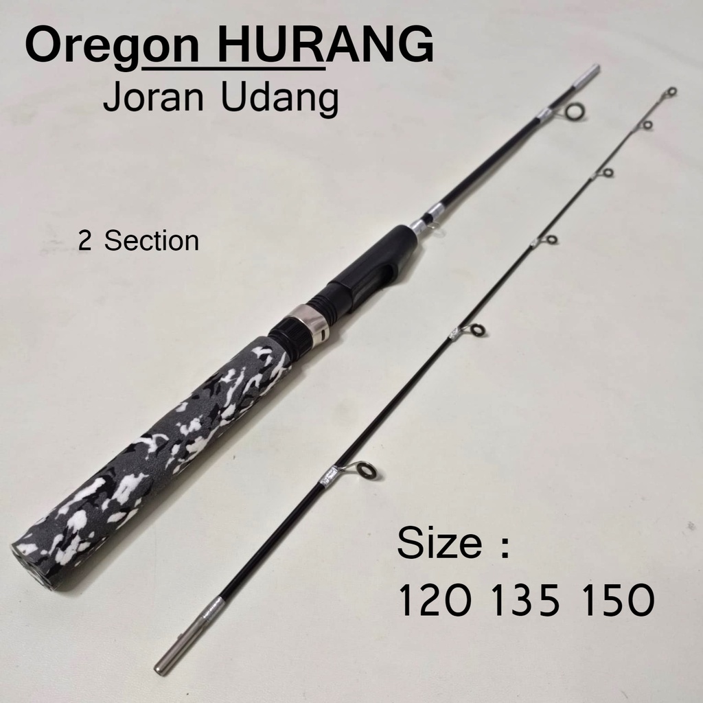 Jual Joran Sambung 2 Oregon Hurang 100 120 135 150 cm Bahan Fiber Solid ...