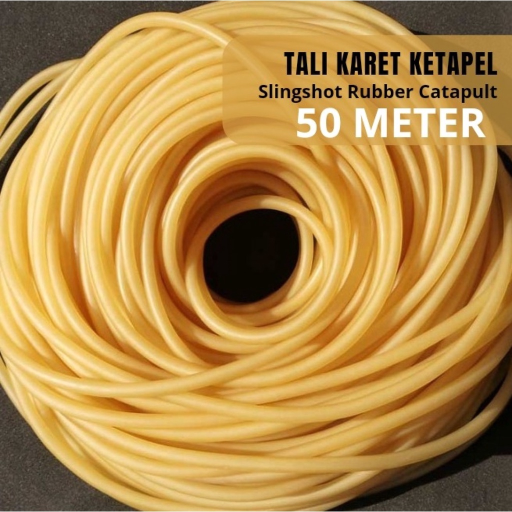 Jual Tali Karet Ketapel Slingshot Rubber Catapult 50 Meter | Shopee ...