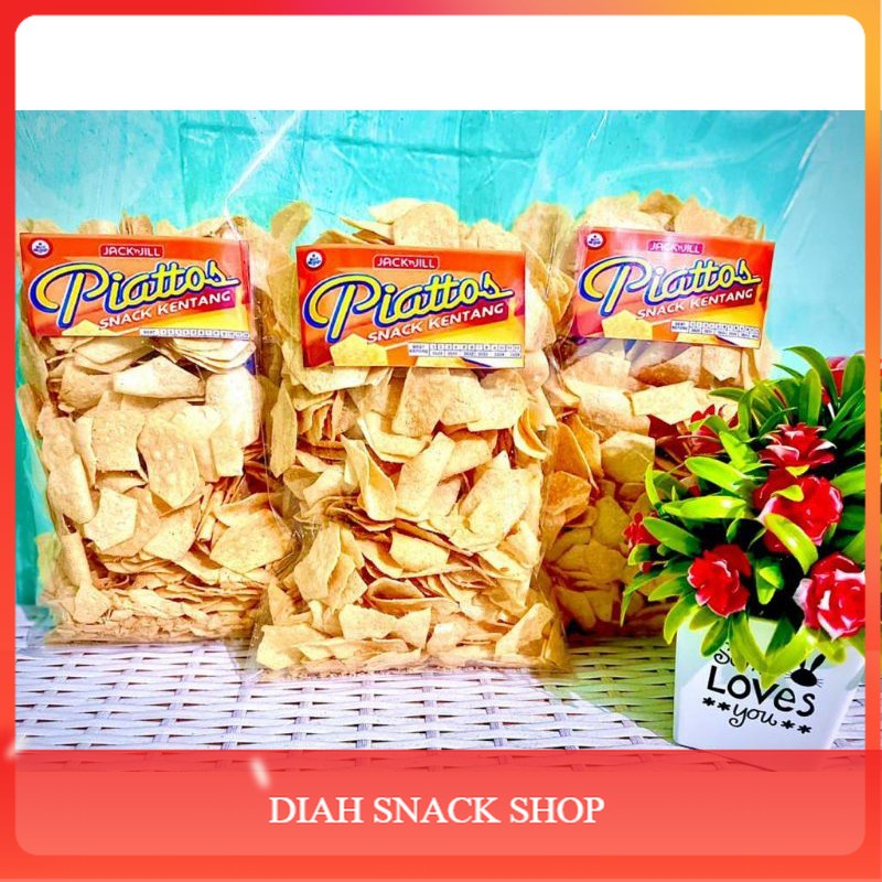 Jual Snack Kentang Piatos Jajan Branded Kiloan +-155gram | Shopee Indonesia
