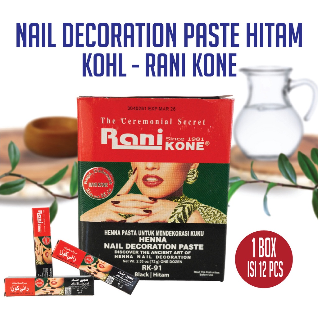 Jual RANI KONE HENA BLACK 1BOX | Shopee Indonesia