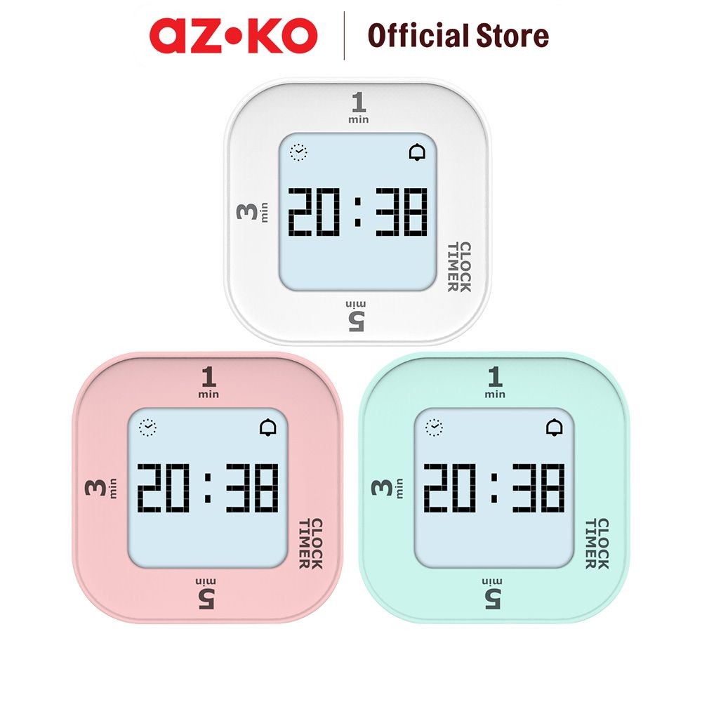 Jual AZKO Arthome Jam Meja Dengan Timer 3 Fixed Flip Desk Clock Jam ...