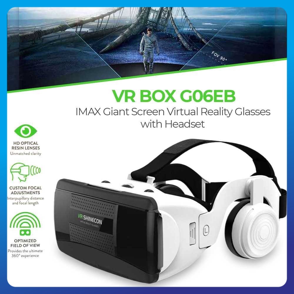 Jual VR Box Screen Virtual Reality IMAX Giant Glasses with Headset - SC ...