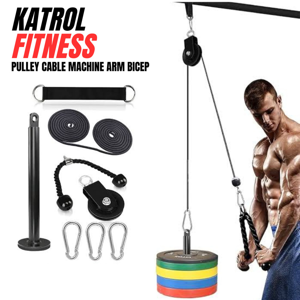 Jual JBryant Katrol Tarikan Fitness Gym Pulley Cable Machine Arm Bicep ...