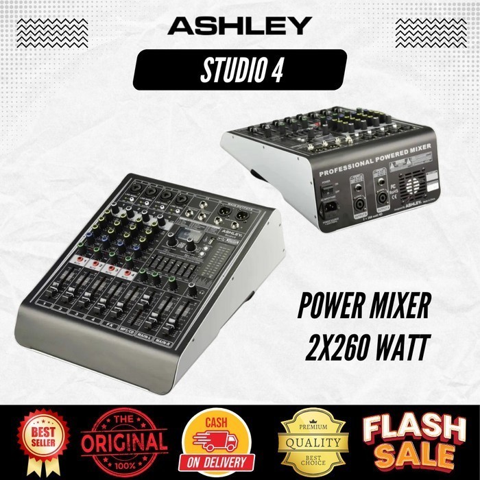 Jual Power Mixer Ashley Studio 4 Original | Shopee Indonesia