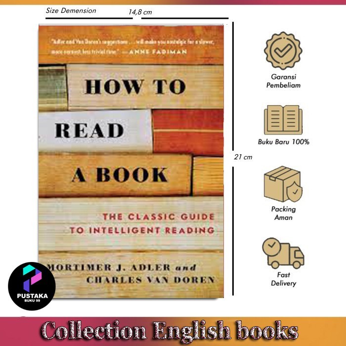 Jual How to Read a Book: The Classic Guide to Intelligent Reading by Mortim | Shopee Indonesia