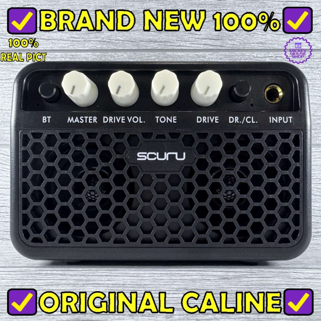 Jual Ampli Gitar Caline SCURU S3 Portable Bluetooth Mini Amplifier ...