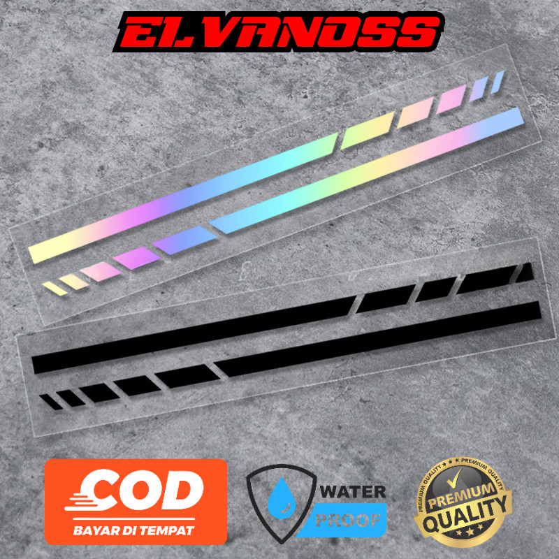 Jual STIKER CUSTOM TANGKI MOTOR 2pcs Sports Strip Motorcycle Stickers ...