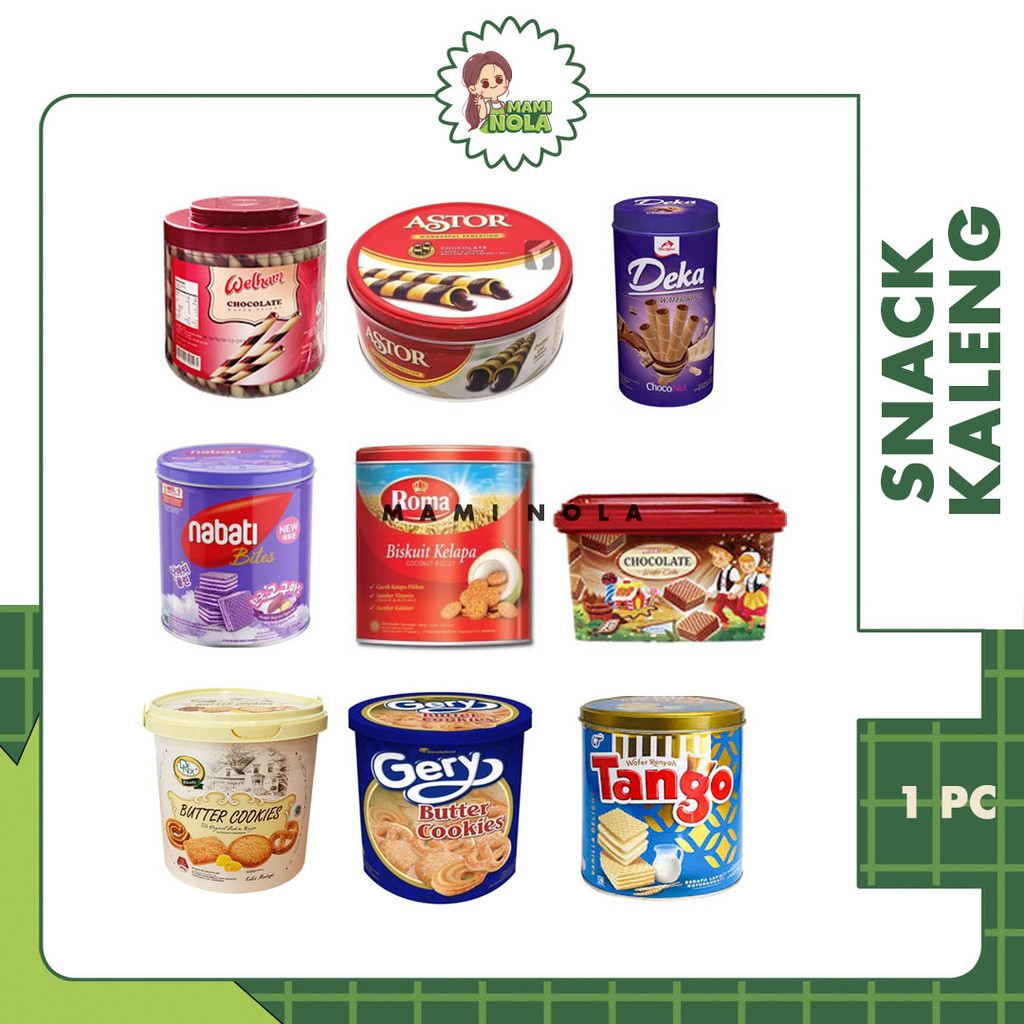 Jual Snack Kaleng - Astor | Gery | Biskitop | Deka | Khongguan | Nissin ...