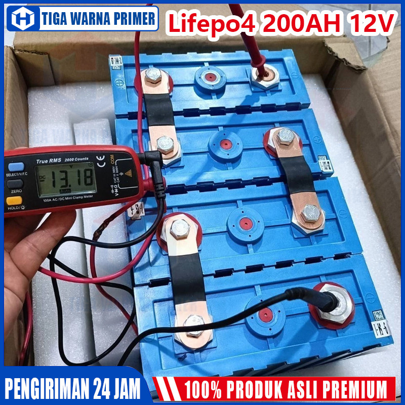 Jual ups Lifepo4 200AH 12V BMS Baterai litium CALB Lifepo4 3.2v GRADE A 200Ah, set isi 4 baterai ...