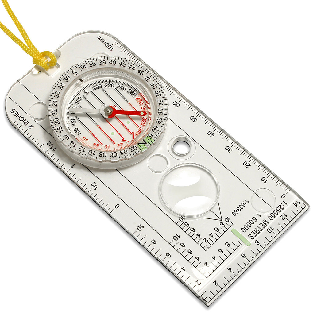 Jual Compass Navigation Map Ruler Reading Scouting Scale Outdoor ...