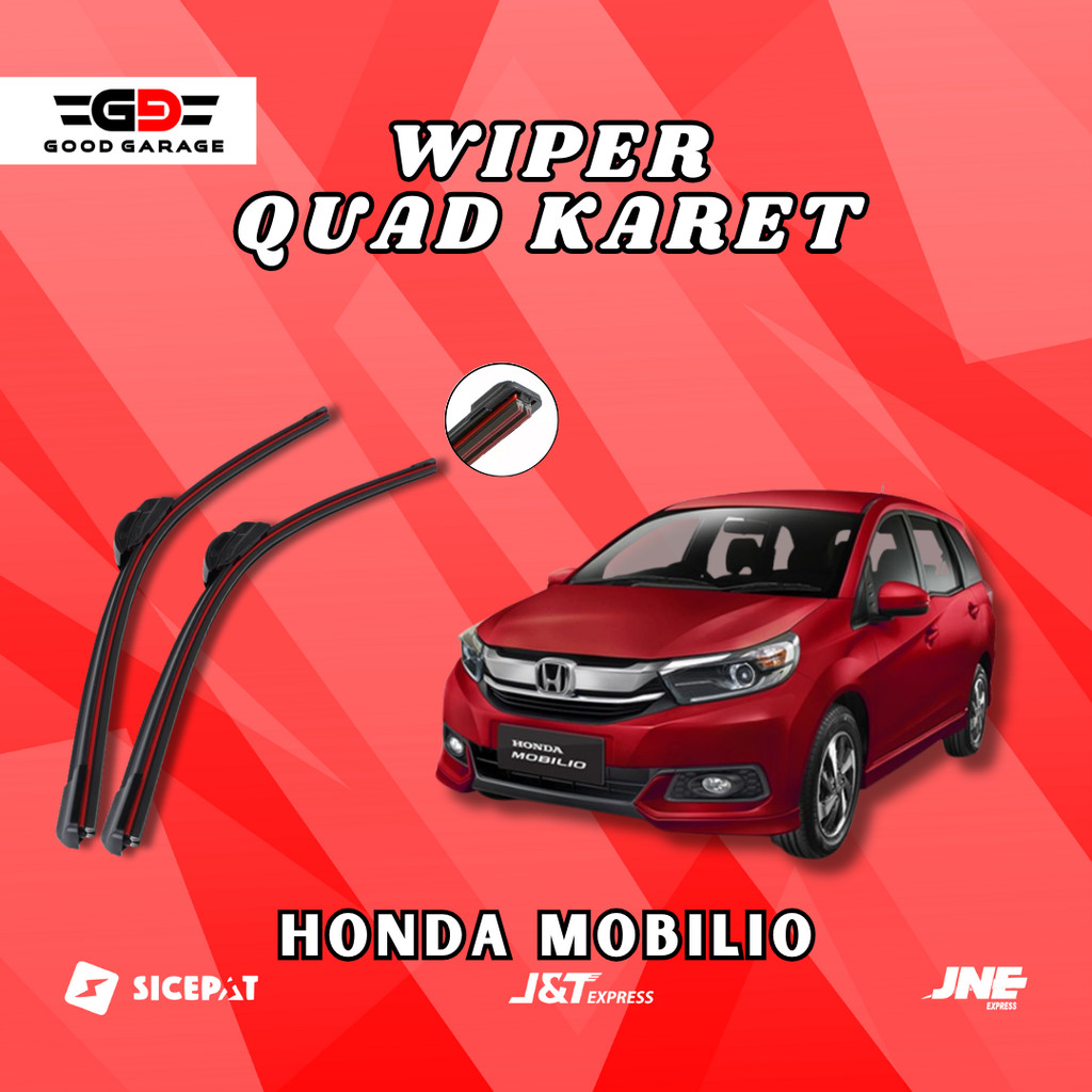 Jual Wiper Mobil 4 Karet Honda Mobilio Quad Blade - Desain Wiper ...