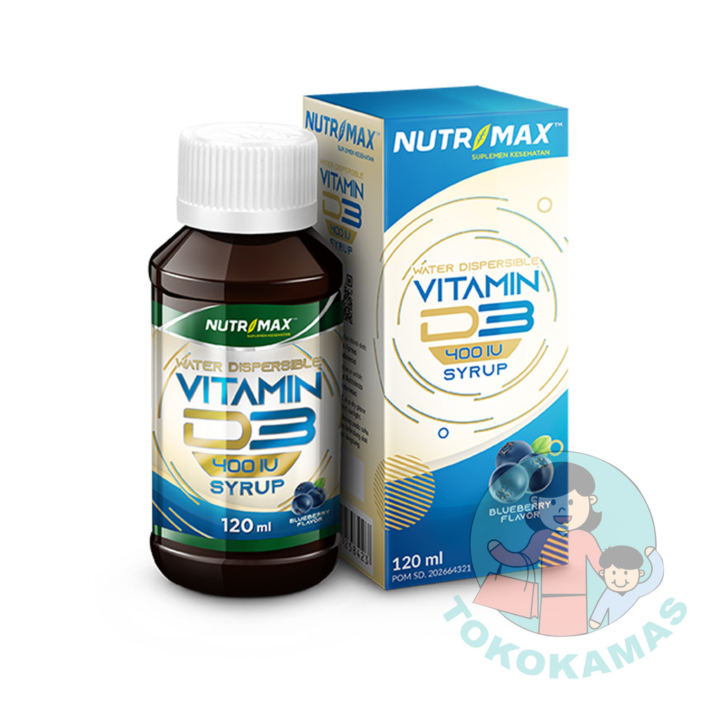 Jual NUTRIMAX VITAMIN D3 400 IU SYRUP 120ML - Suplementasi Vitamin D3 ...