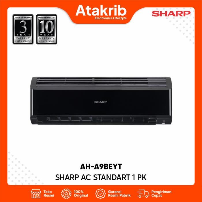 Jual SHARP AC STANDART 1 PK AH-A9BEYT Garuda Black Series | Shopee Indonesia