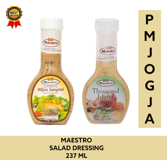Jual Maestro Salad Dressing Saus Wijen Sangrai Thousand Island 237ml ...