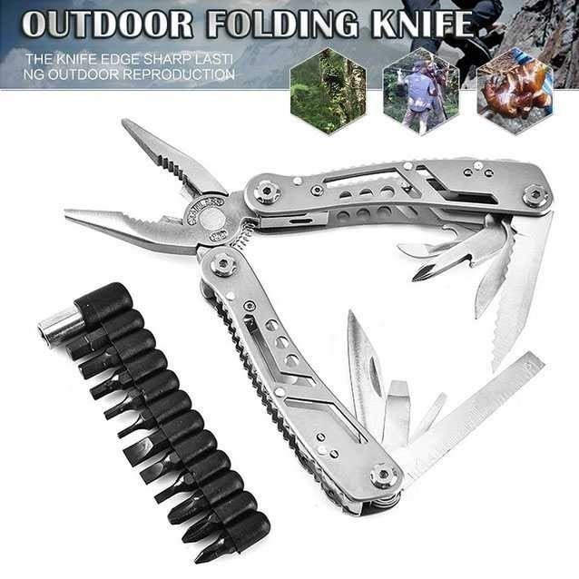 Jual Tang Pisau Lipat Multifungsi EDC Survival Tool Stainless Steel ...