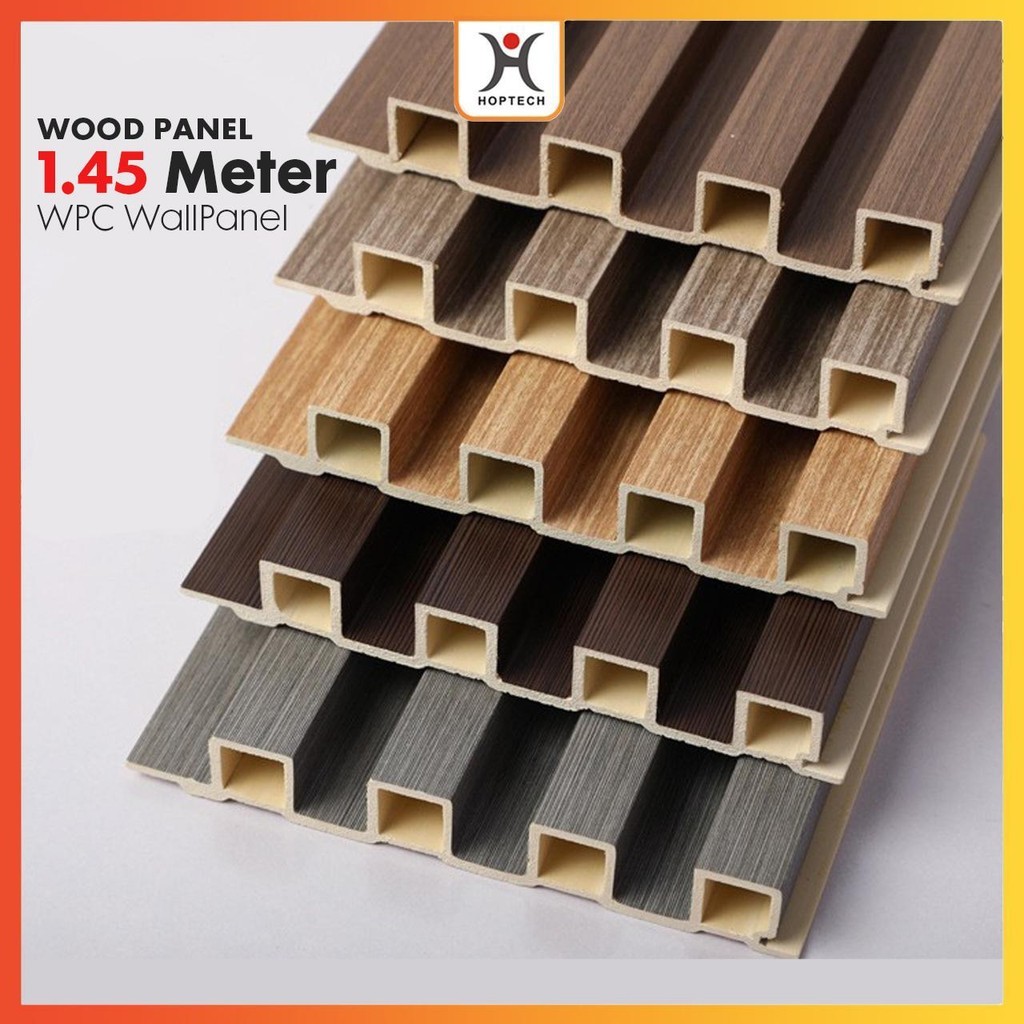 Jual Wall Panel WPC 3D Panjang 1.45 Meter Per PCS Kisi Kayu WPC PVC ...