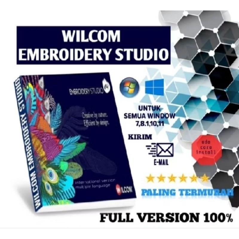 Jual Terbaru Wilcom Embroidery Studio e4.2H Sp3 Full Version (x64) Only || Lifetime || Ada Harga ...