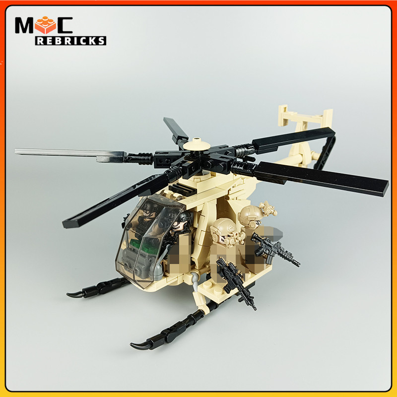 Jual WW II Military Series New MH-6 Little Bird Helicopters With ...