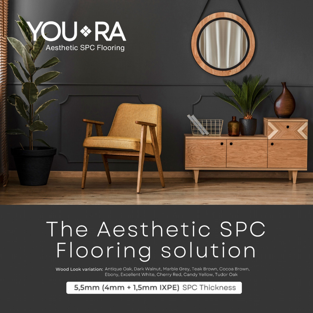 Jual Vinyl Lantai You ra 2mm / Vinyl Lantai 3mm / Alas Lantai Bahan SPC ...