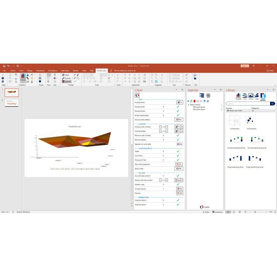 Jual Power-user Premium 1.6 Pro Plugin + Template Design PPT Excel Word Add in Windows Power ...