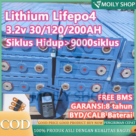 Jual 200Ah CATL/BYD Baru Lifepo4 Baterai 3.2V 200Ah lifepo4 Baterai cell Lithium iron phosphate ...