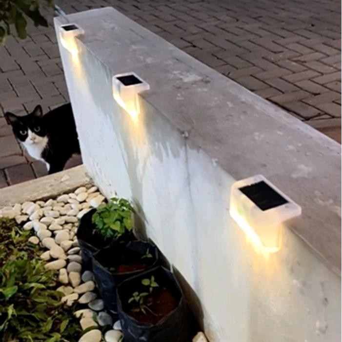 Jual Lampu LED Solar Tenaga Surya Outdoor Taman Pagar Light Sensor ...