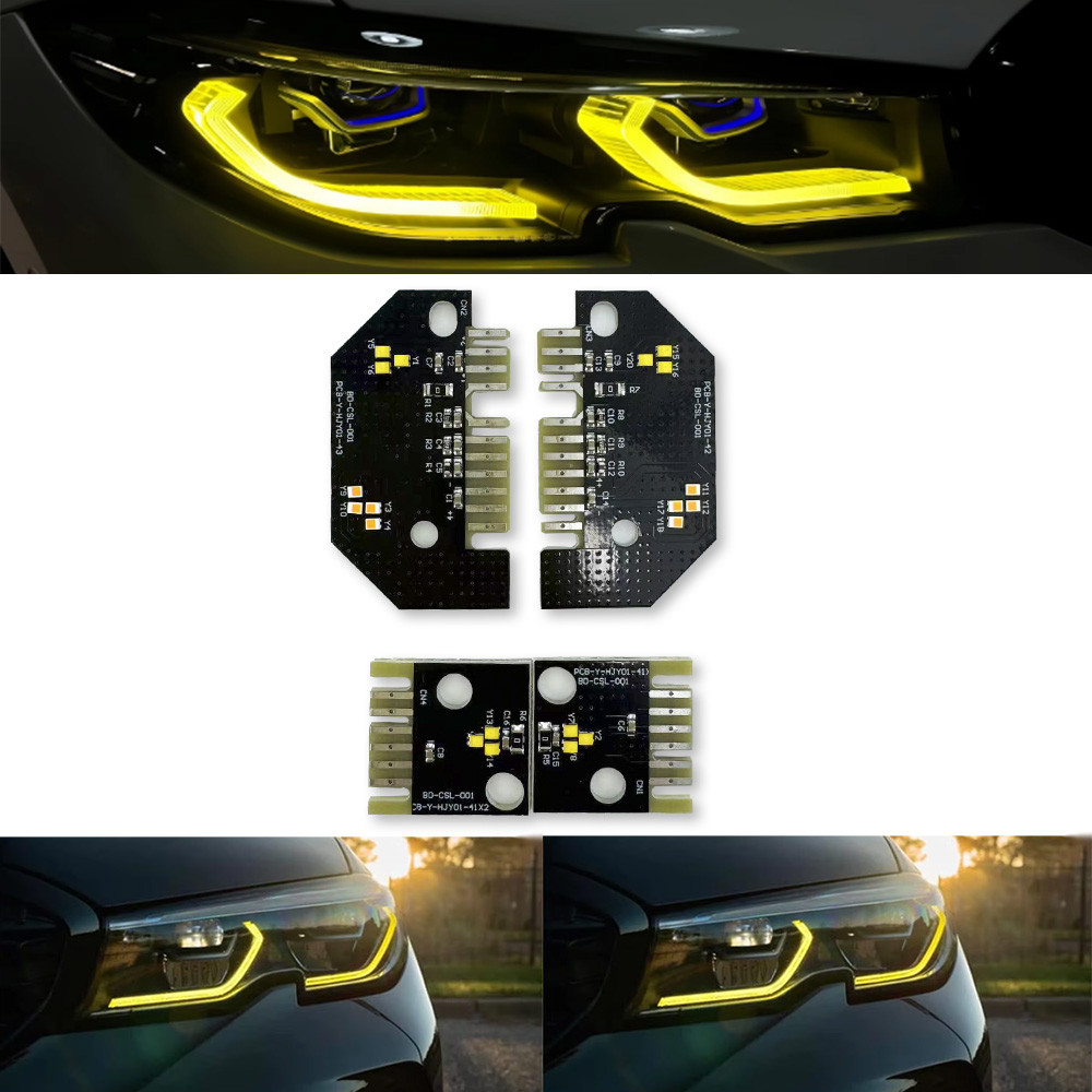 Jual Lemon Yellow DRL Ch for BMW 3 Series 2019-2022 Angel Eye Laser DRL ...