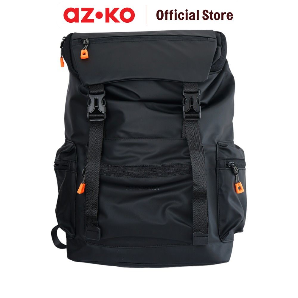 Jual AZKO Passport Warren Tas Ransel - Hitam Adult Backpack Tas ...